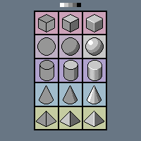 Pixel art: Shading of 5 Basic Geometric Shapes by nathanleiby (Streak 0 ...